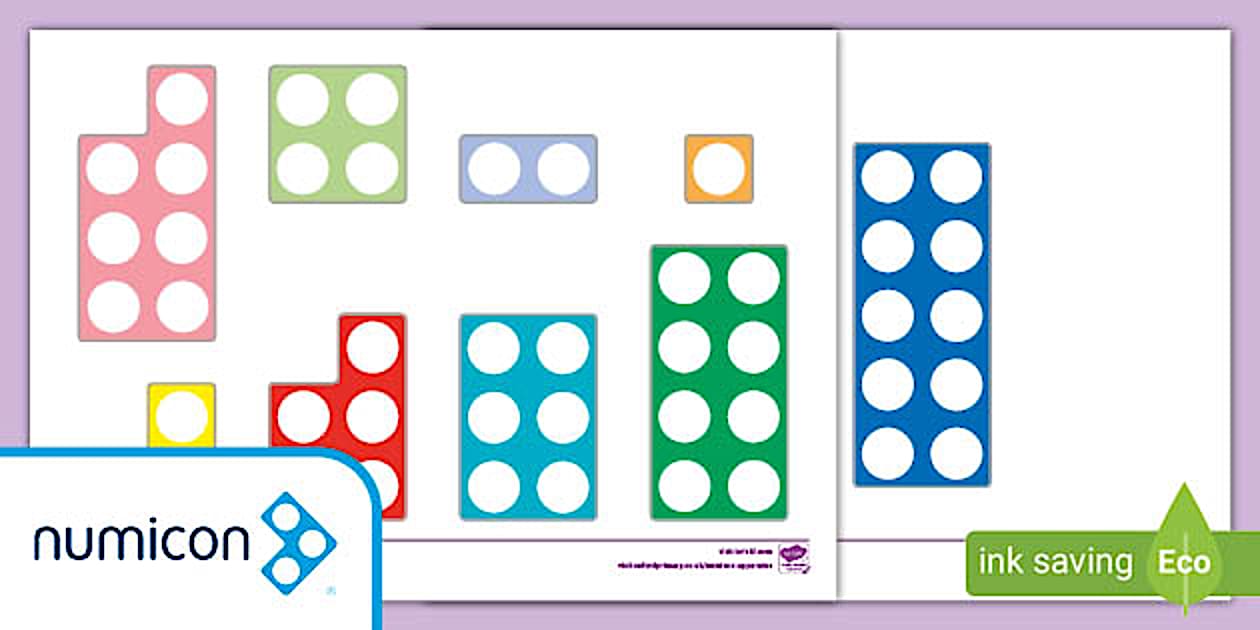 FREE! - Cut-Out Numicon Shapes to Print (teacher made)